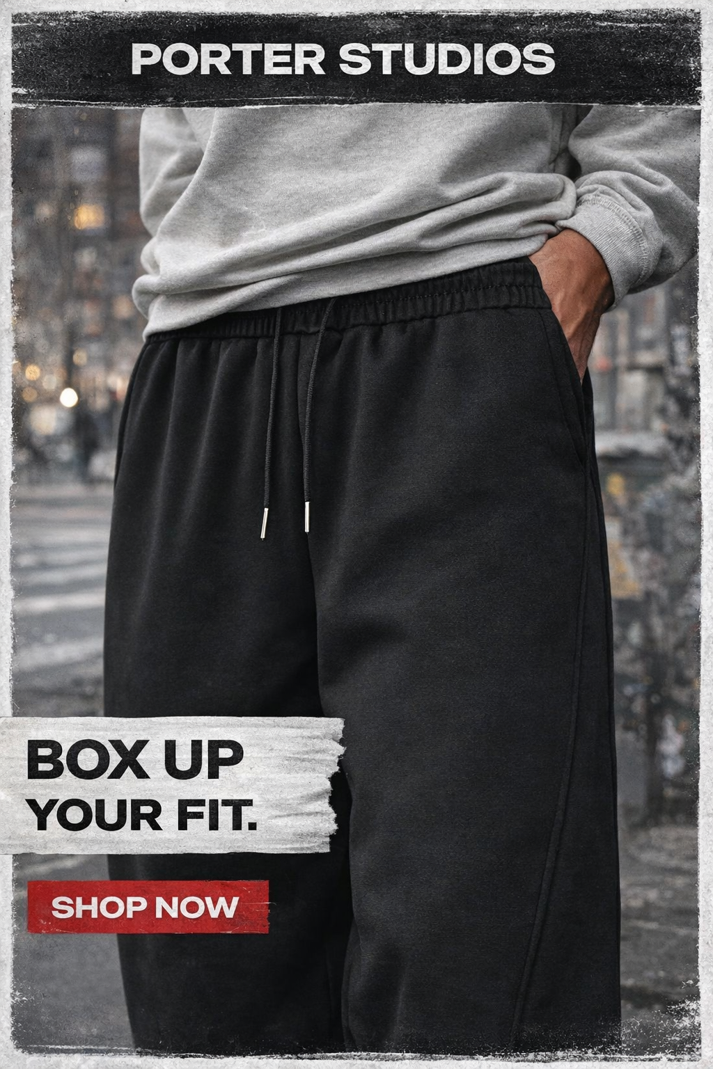 Porter Baggy Men's trackpants – Porter Studios